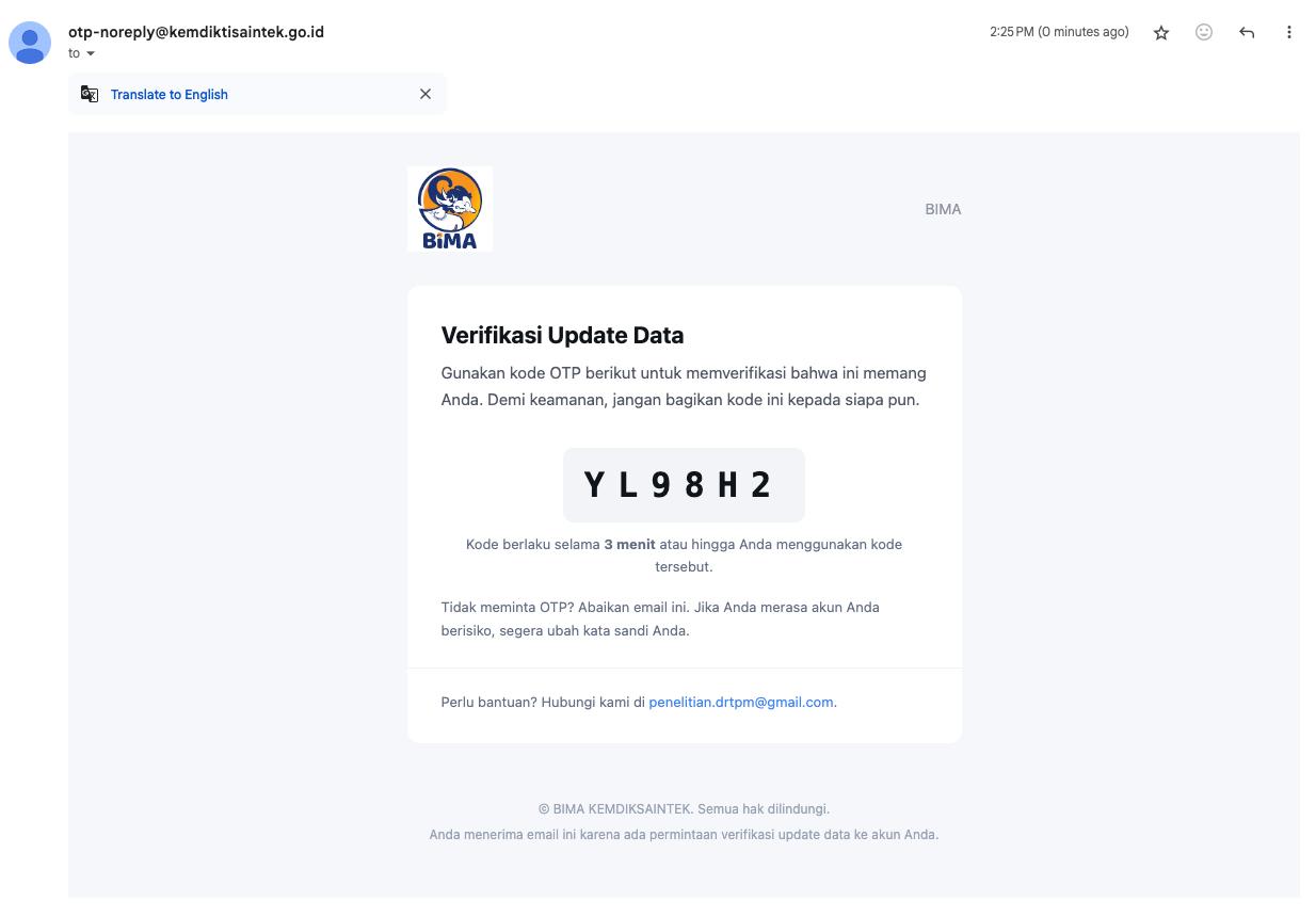 BIMA - Kemdiktisaintek